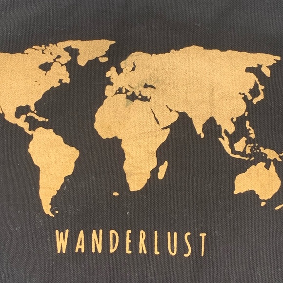 Bags | Wanderlust World Map Carryall Perfect Little Bag | Poshmark